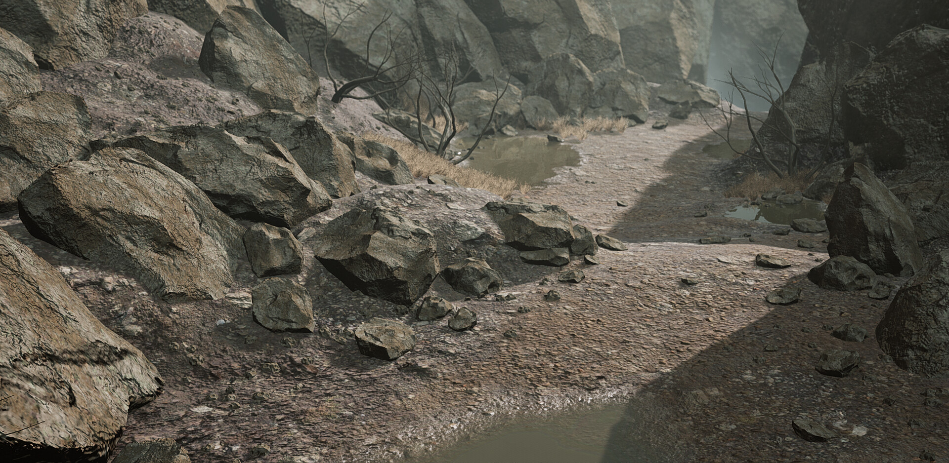 S 3zu4ma - Rock and stone and puddle [UE4]