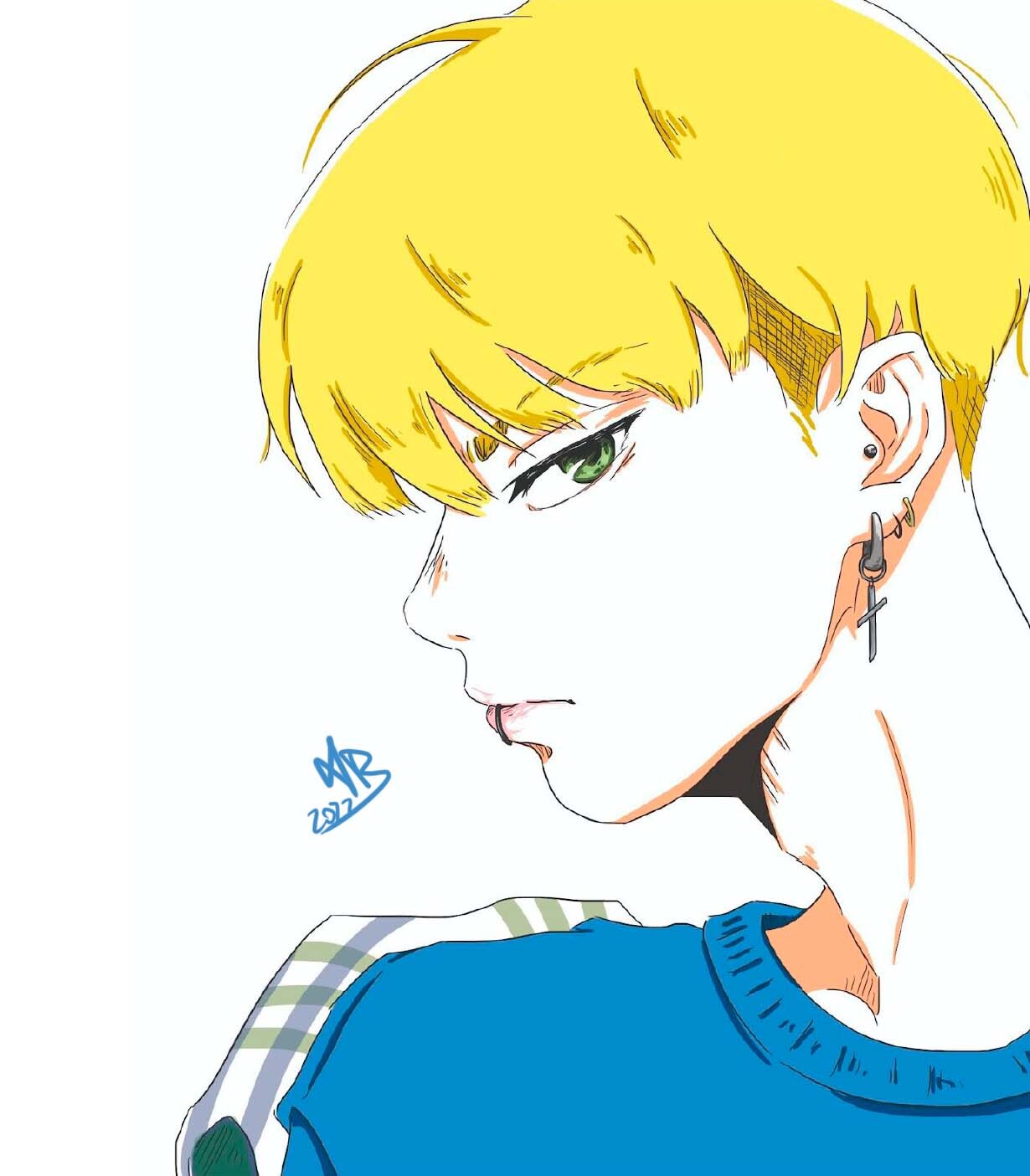 ArtStation - Blue boy