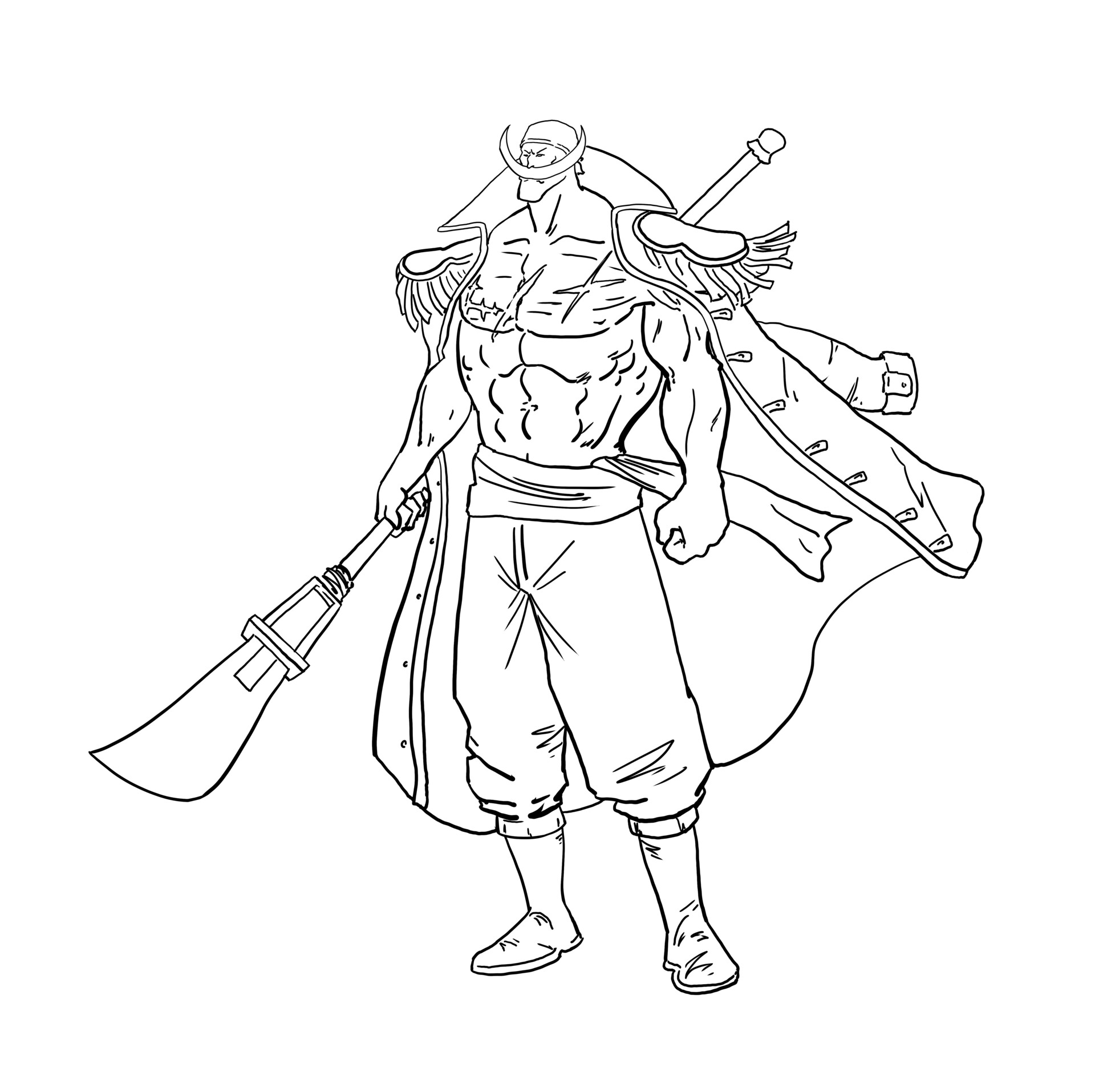 white beard coloring pages