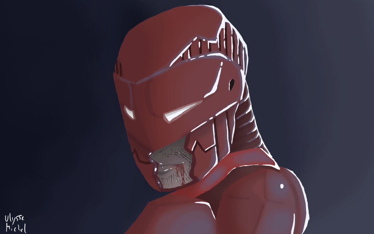 ArtStation - Proto-RED, the super soldier