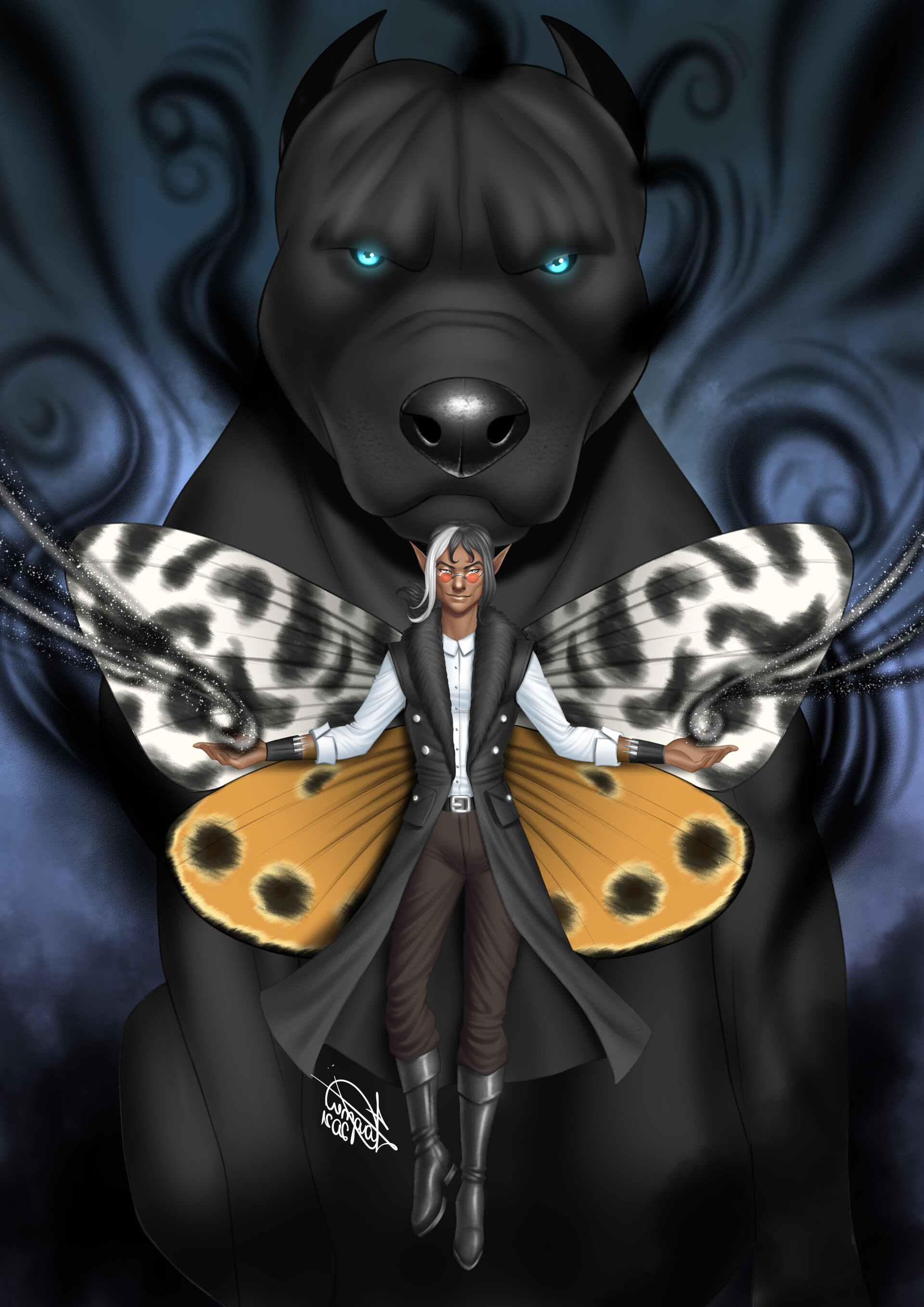 ArtStation - Tiger Moth DnD Character Commission