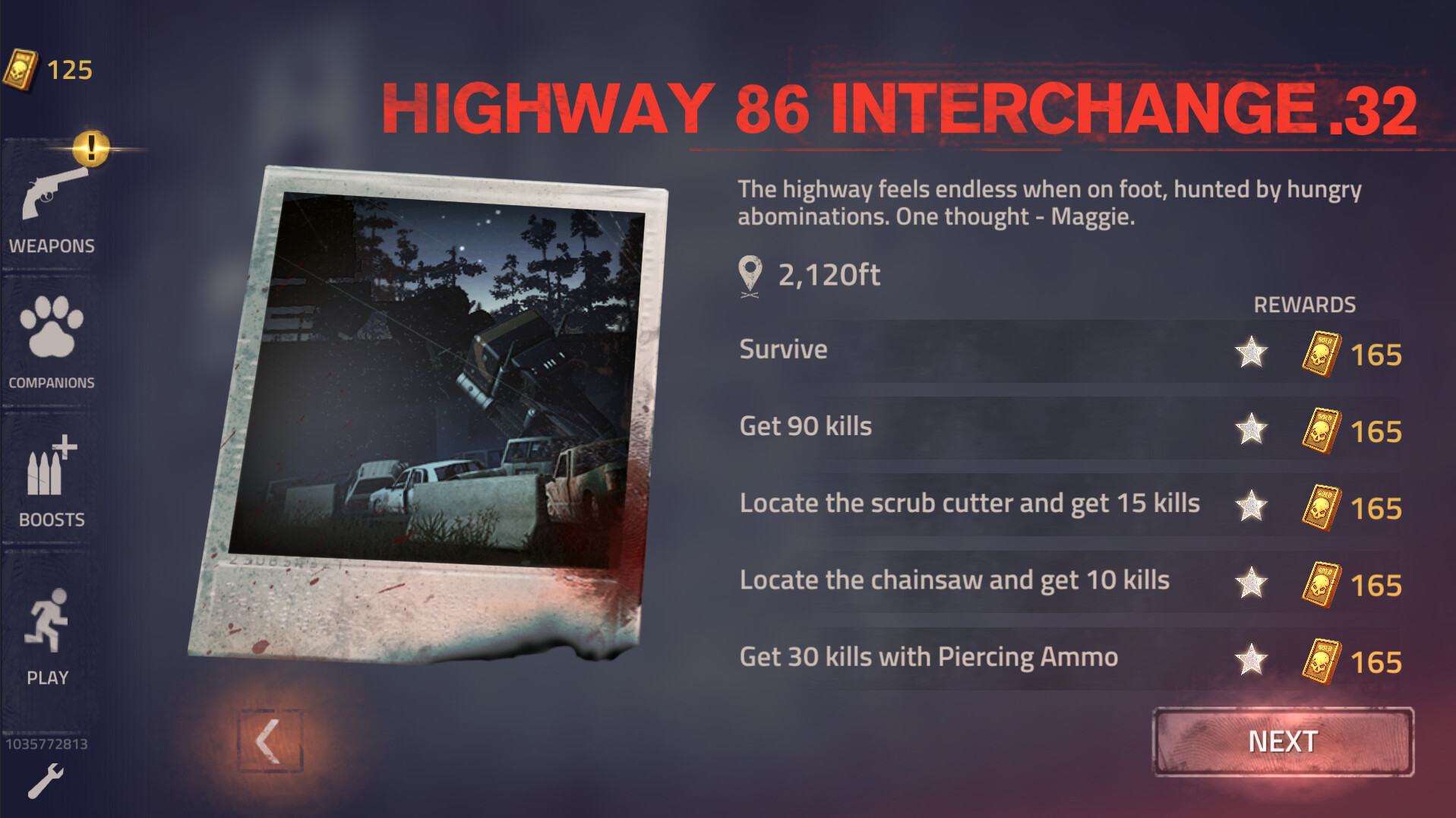 Larisa Isaeva - Into The Dead 2: Unleashed UI Design