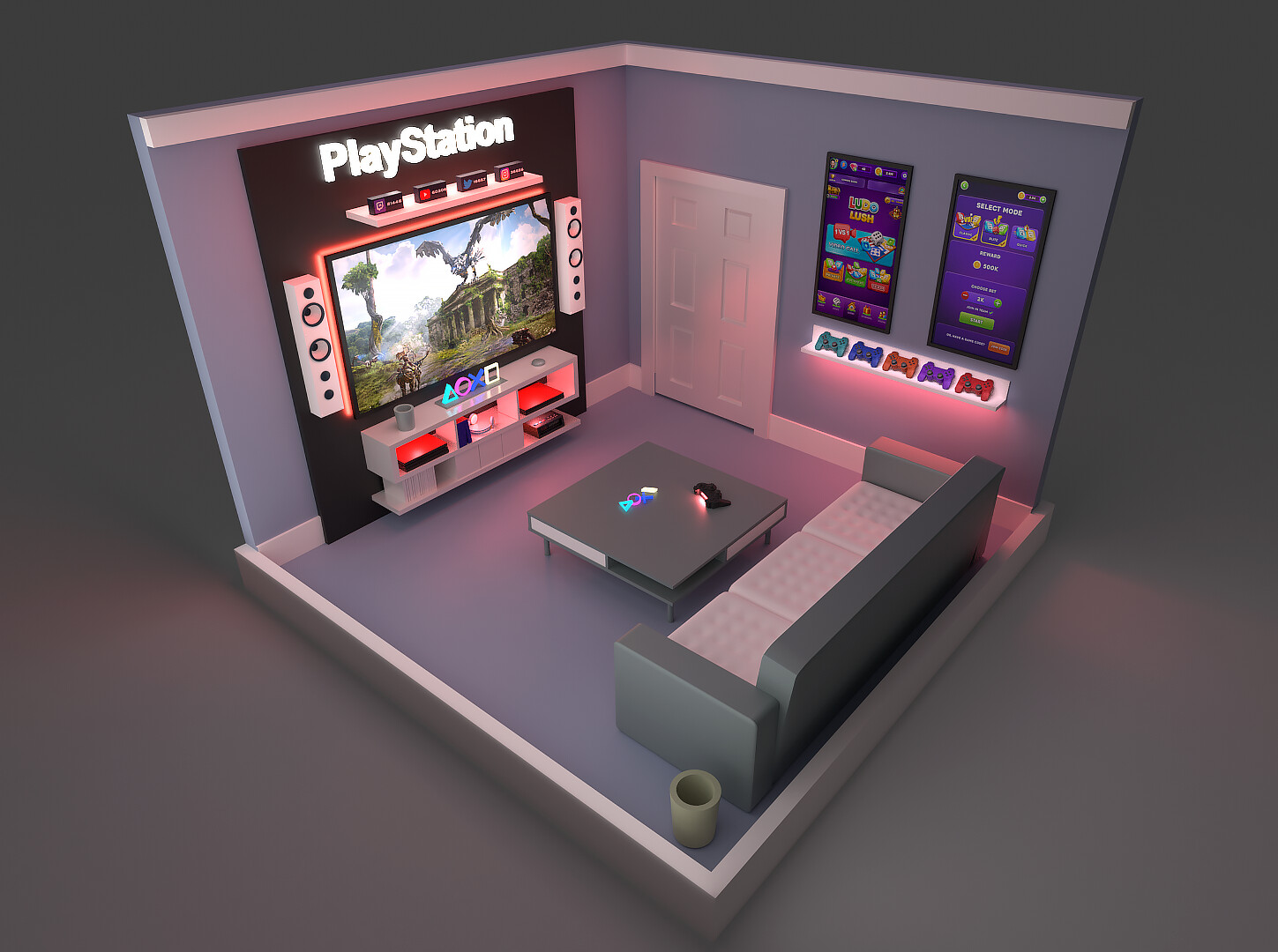 ArtStation - Game play station