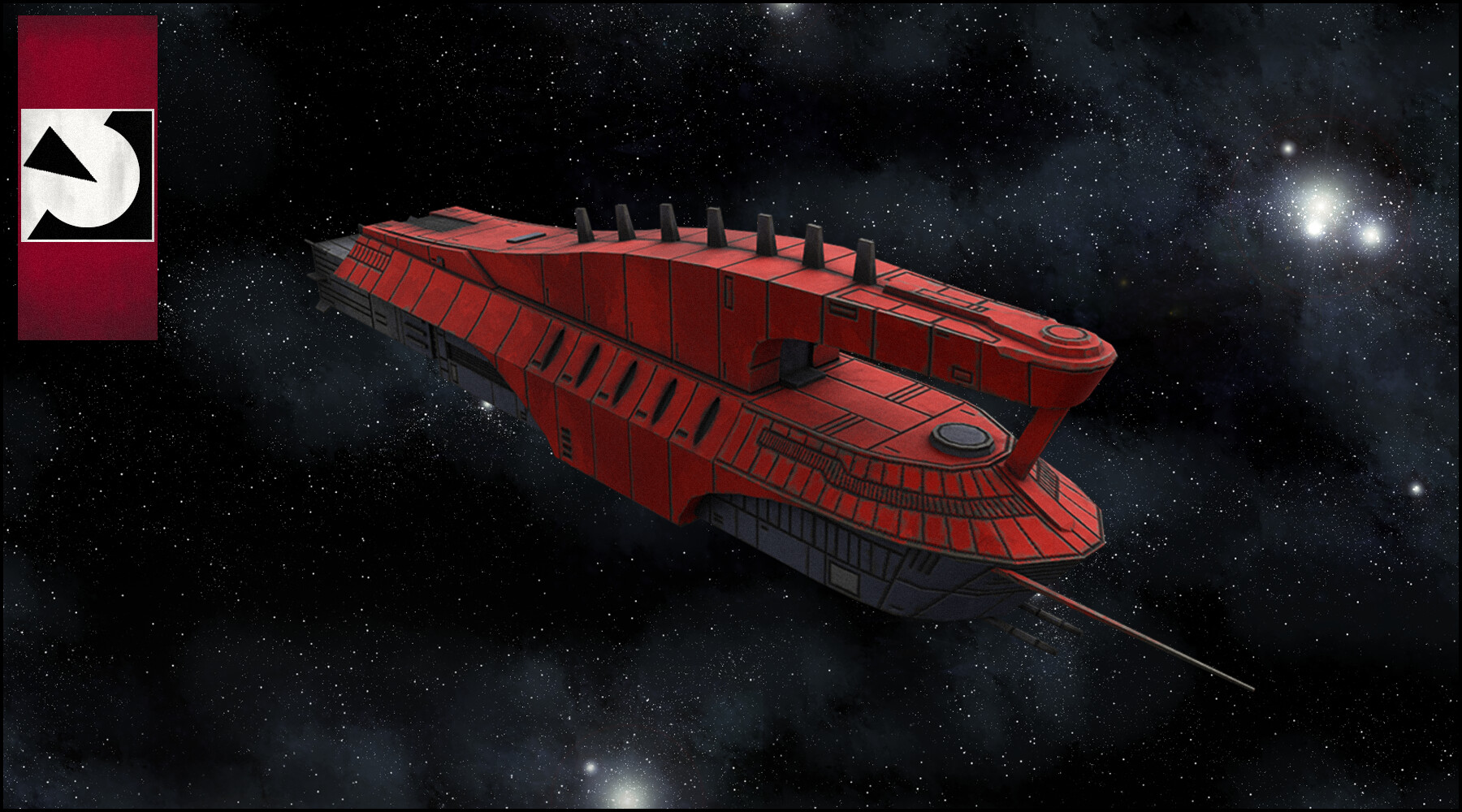 ArtStation - Peacekeeper Razerbaq-Class Destroyer