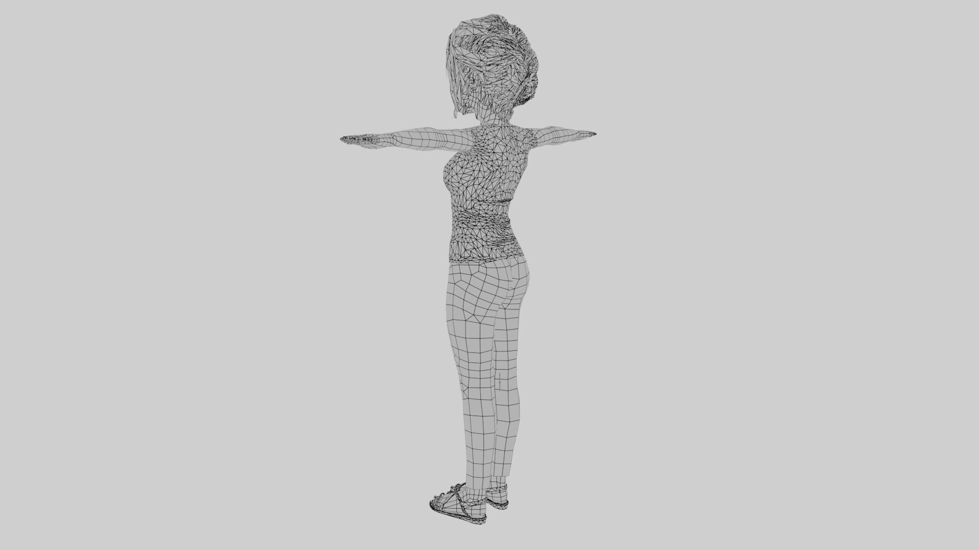 Anindya Roy - 3D Cartoon Woman Stylish Character Rigged Model