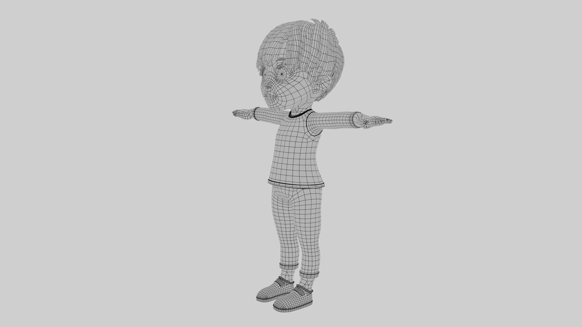 Anindya Roy - 3D Cartoon Baby Rigged Character Stylish Model