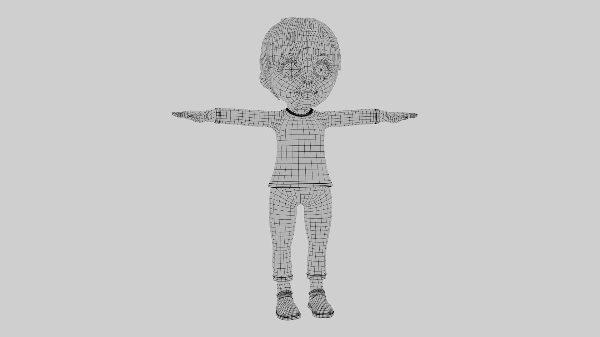 Anindya Roy - 3D Cartoon Baby Rigged Character Stylish Model