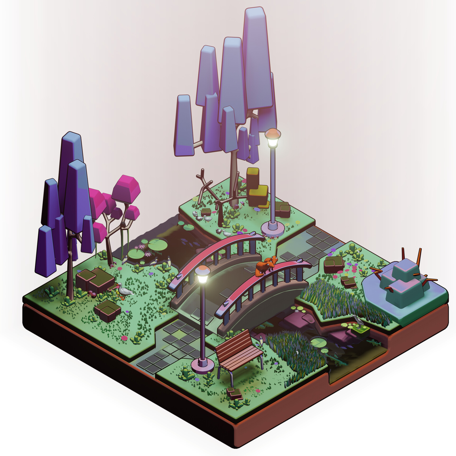 ArtStation - Low-poly environment