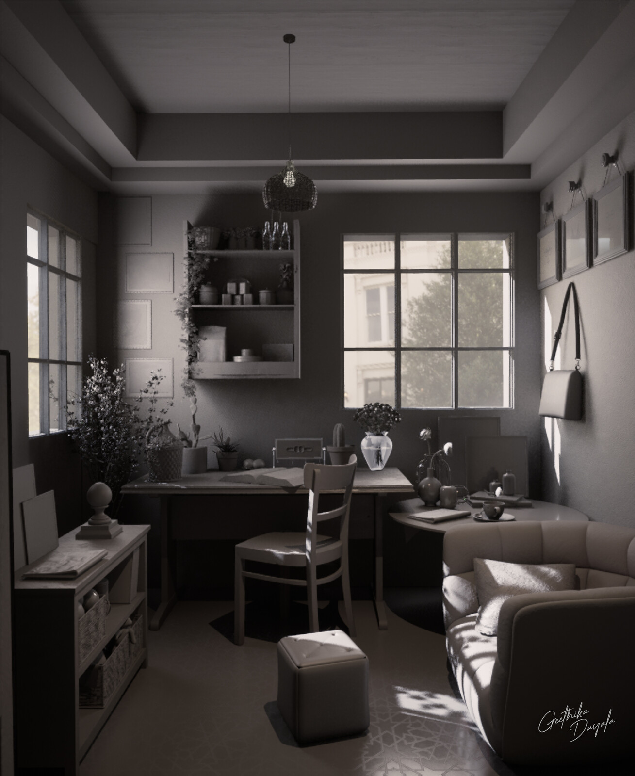 Geethika dayala - Magical Morning - Real Time Interior Visualization