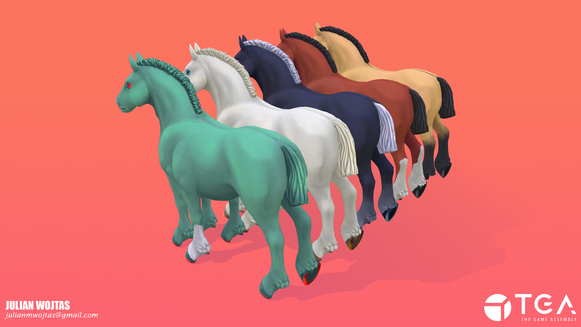 Julian Wojtas - Horsey - 6 legged horse