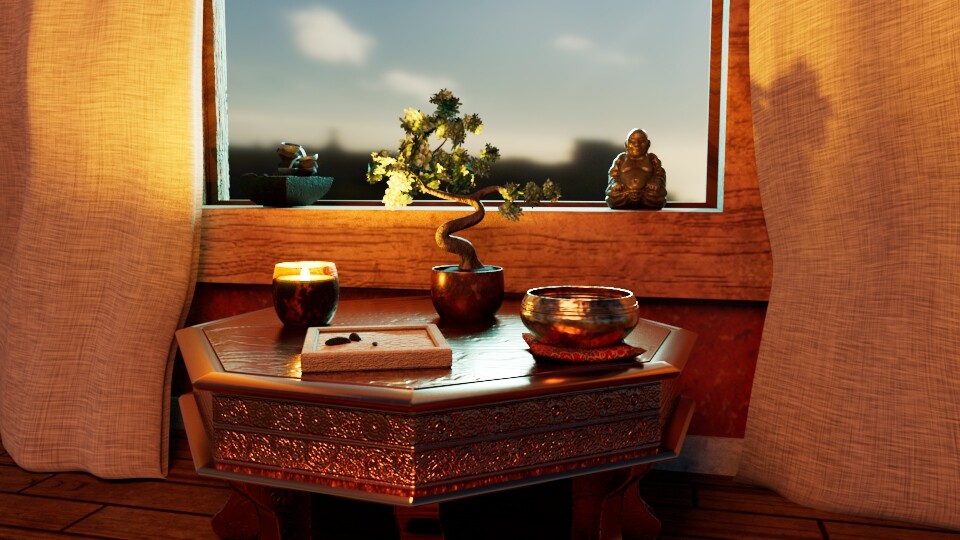 ArtStation - The zen corner