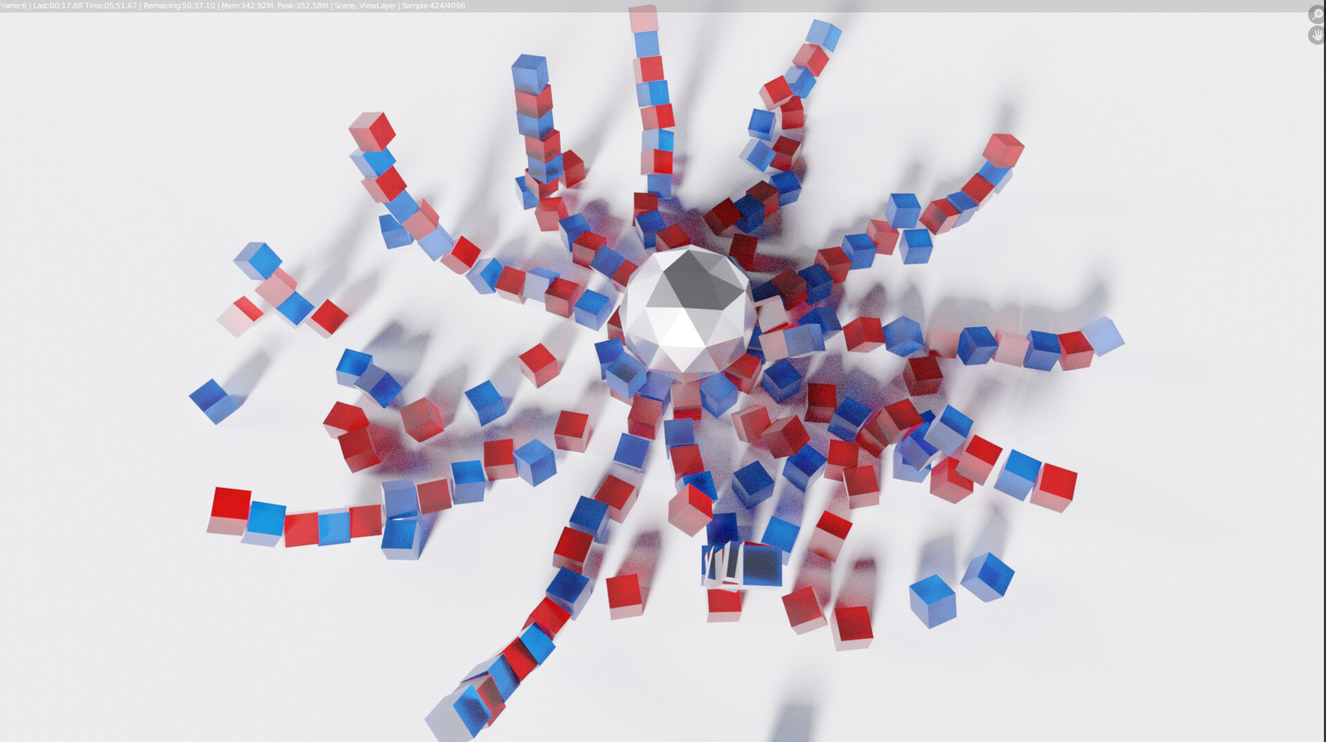 ArtStation - Red and Blue Cubes