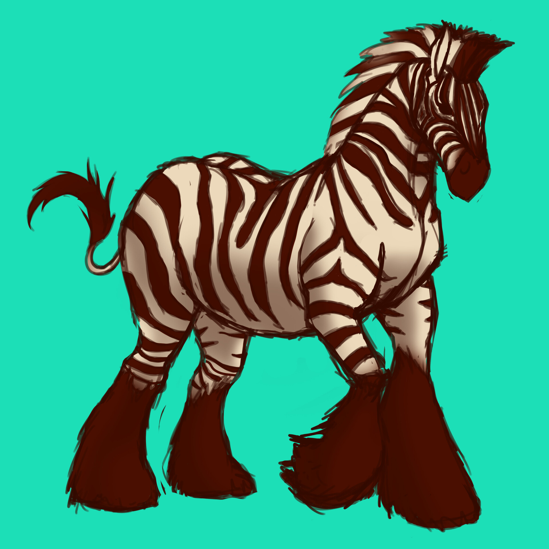 ArtStation - Shire Zebra