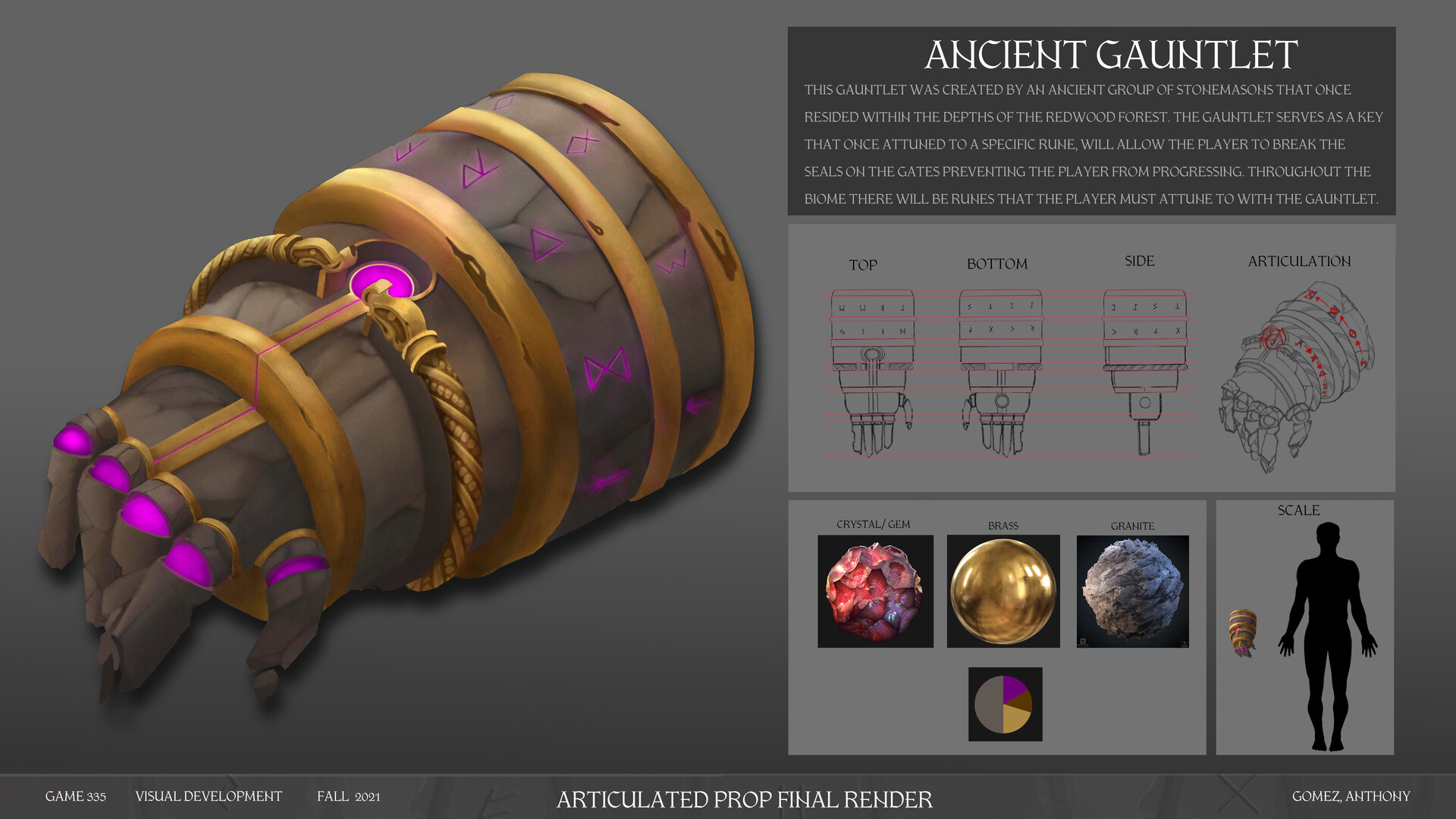 Anthony Gomez - Articulated Prop Preproduction- AltaRune