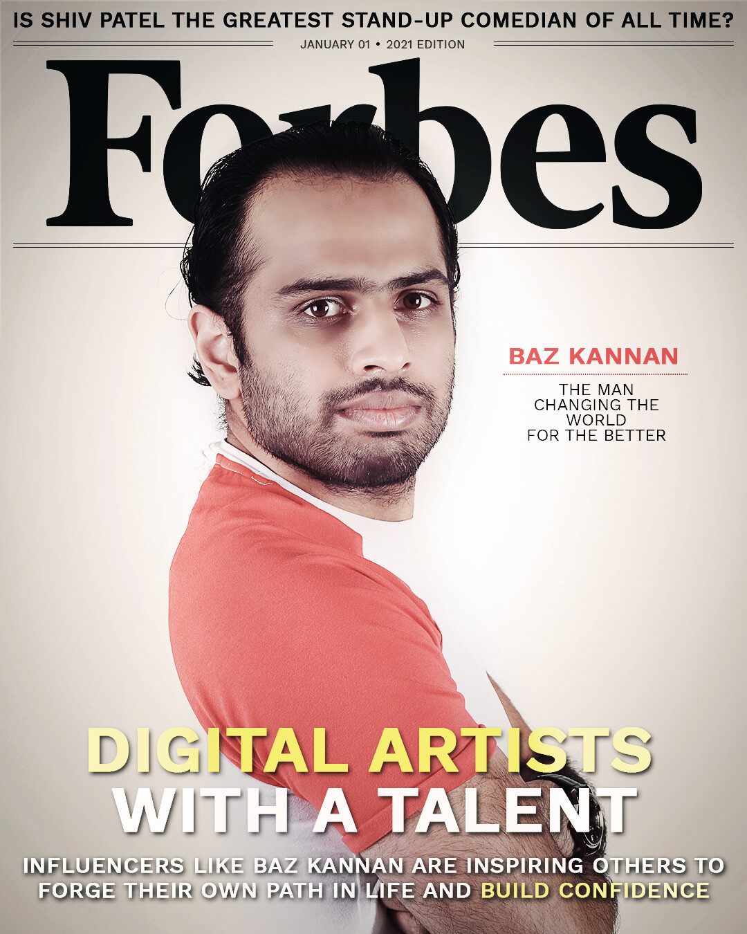 ArtStation - Forbes Cover ~ Baz Kannan (Fan Made)