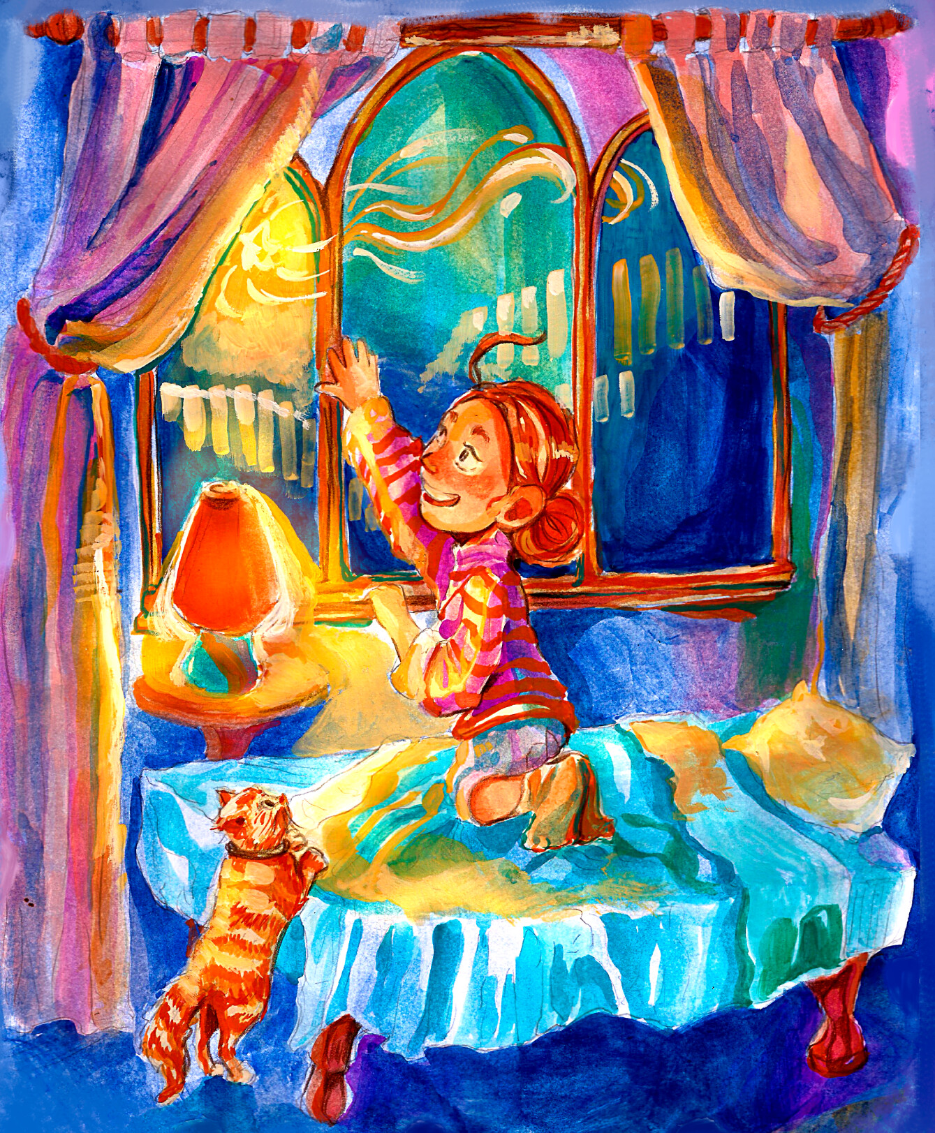 ArtStation - Mixed media exploration (children`s book project)