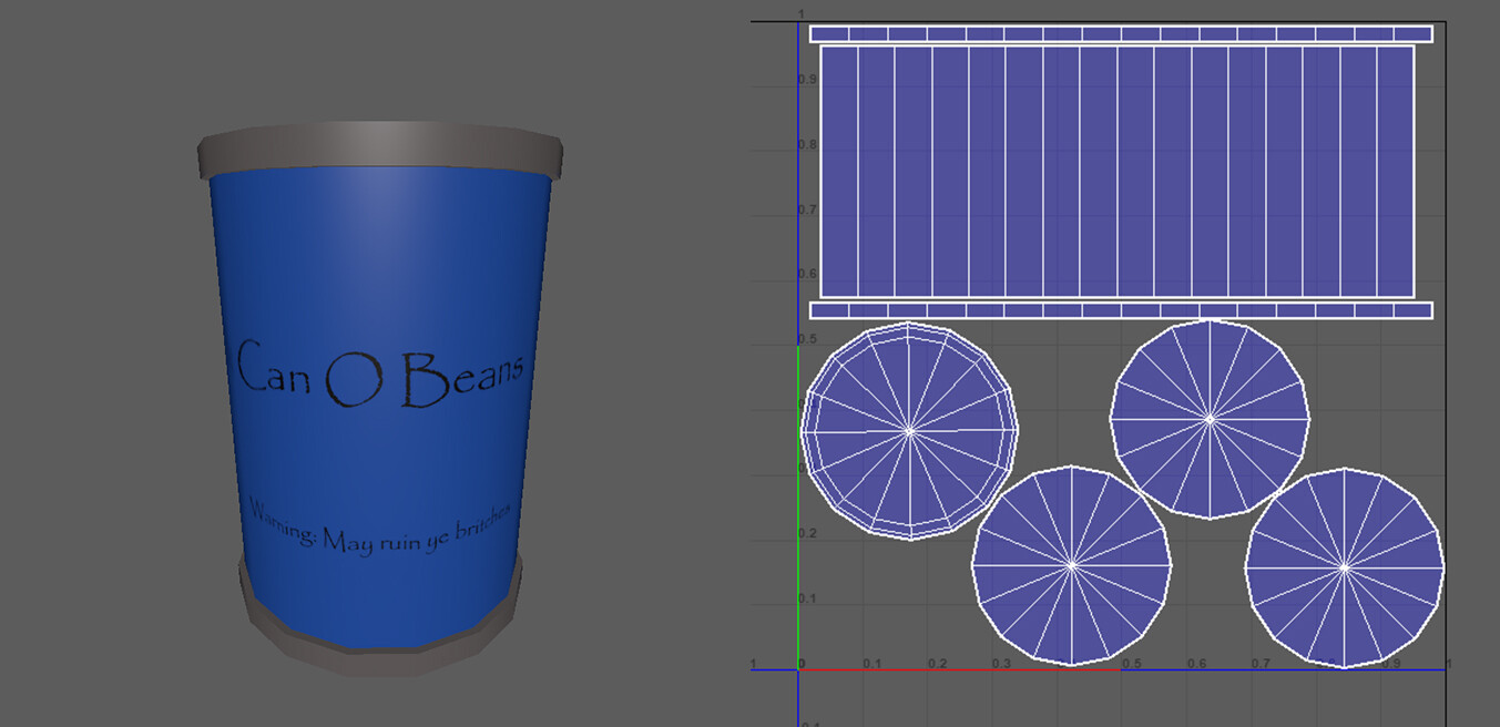 ArtStation - My First Modeling/UV Practice