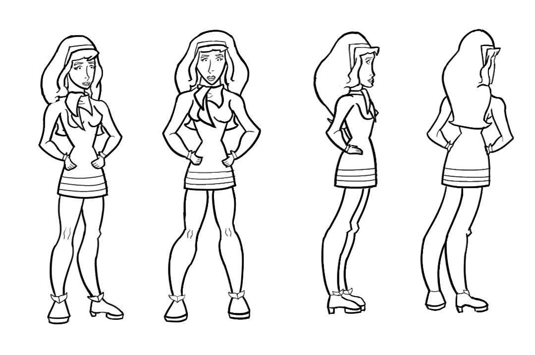 daphne coloring page printable