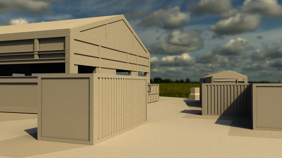 ArtStation - Pubg TDM Warehouse Map