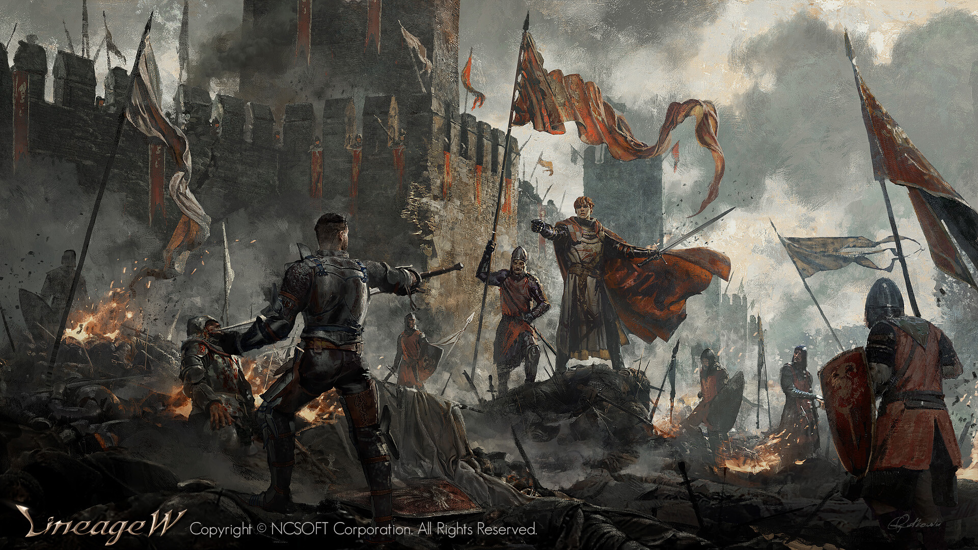 Battlefield Scene by Greg Rutkowski : r/ImaginaryBattlefields