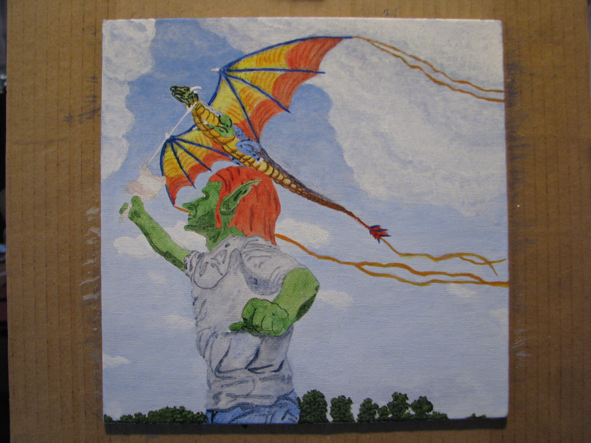 Ted Helms - Goblin Flying Dragon Kite