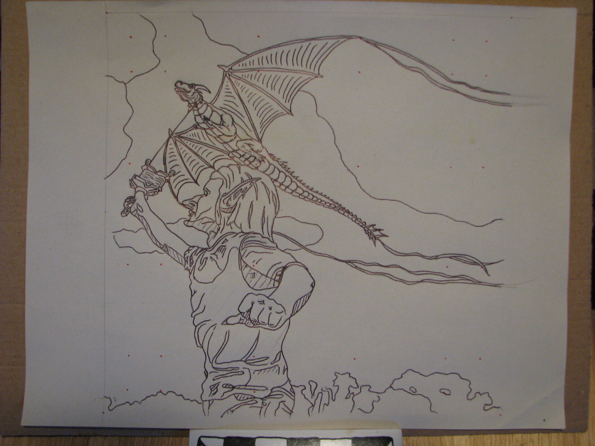 Ted Helms - Goblin Flying Dragon Kite