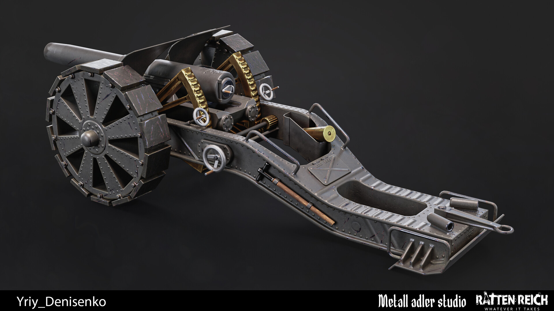 METALLADLERSTUDIO LLC - New Rat RR medium cannon.