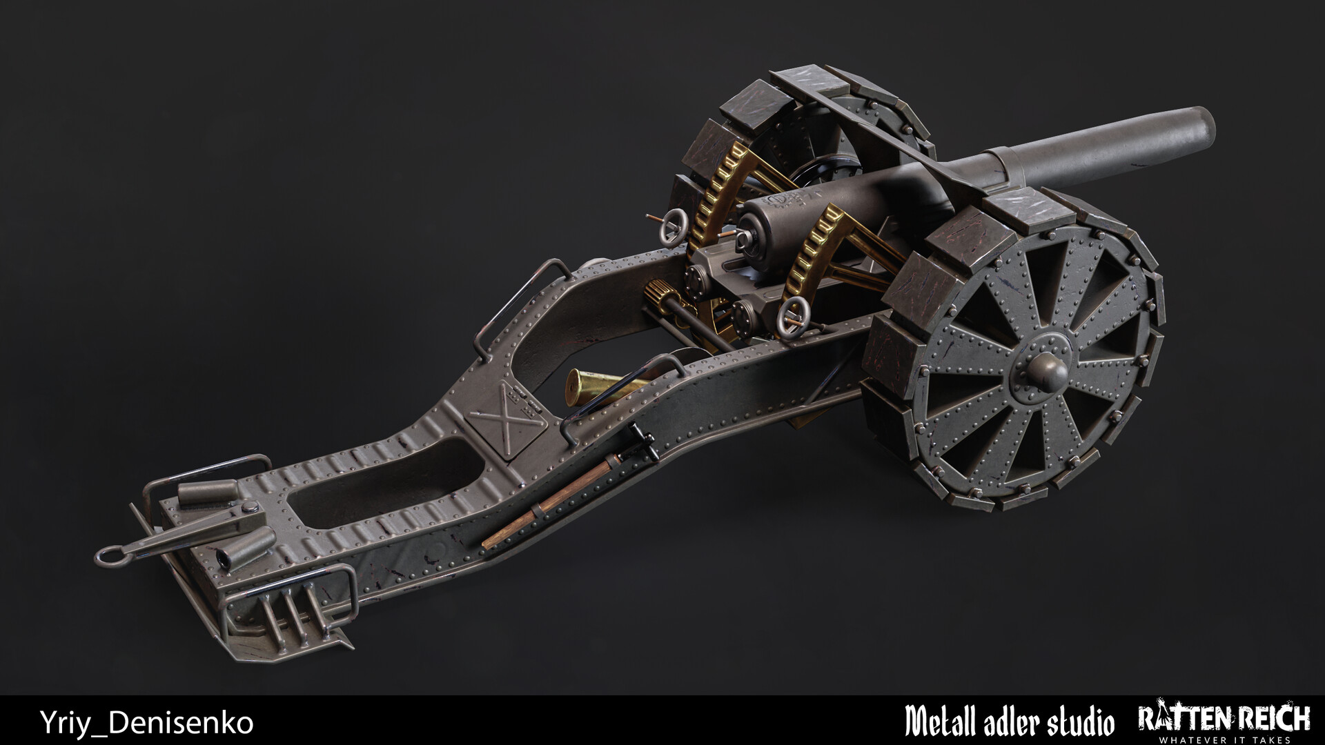 METALLADLERSTUDIO LLC - New Rat RR medium cannon.
