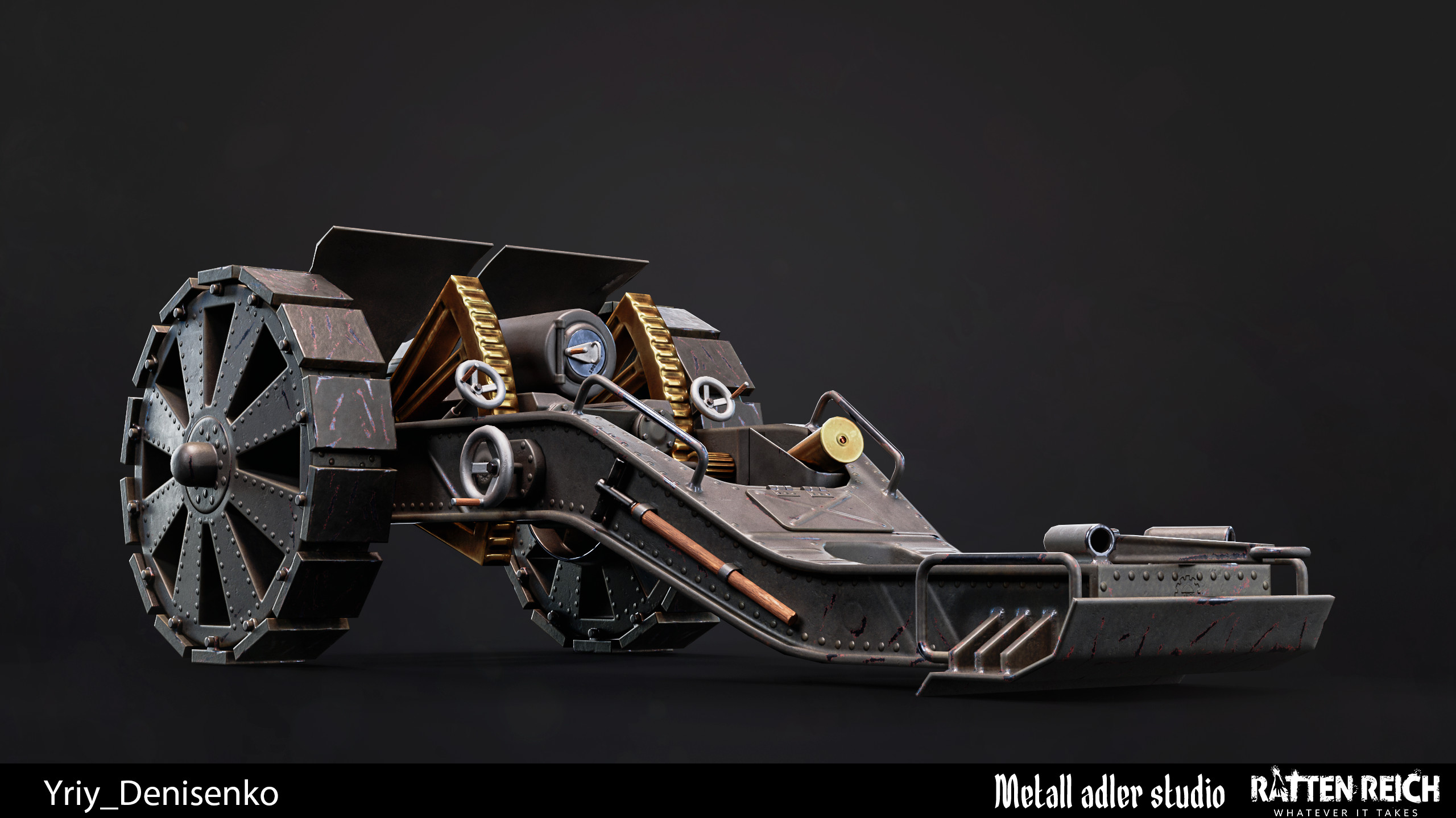 METALLADLERSTUDIO LLC - New Rat RR medium cannon.