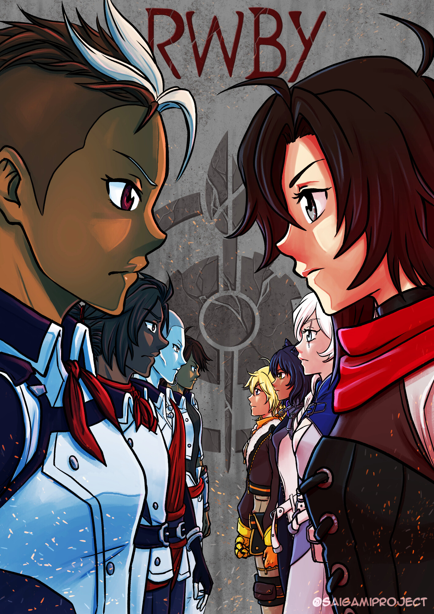 ArtStation - RWBY civil war fanart