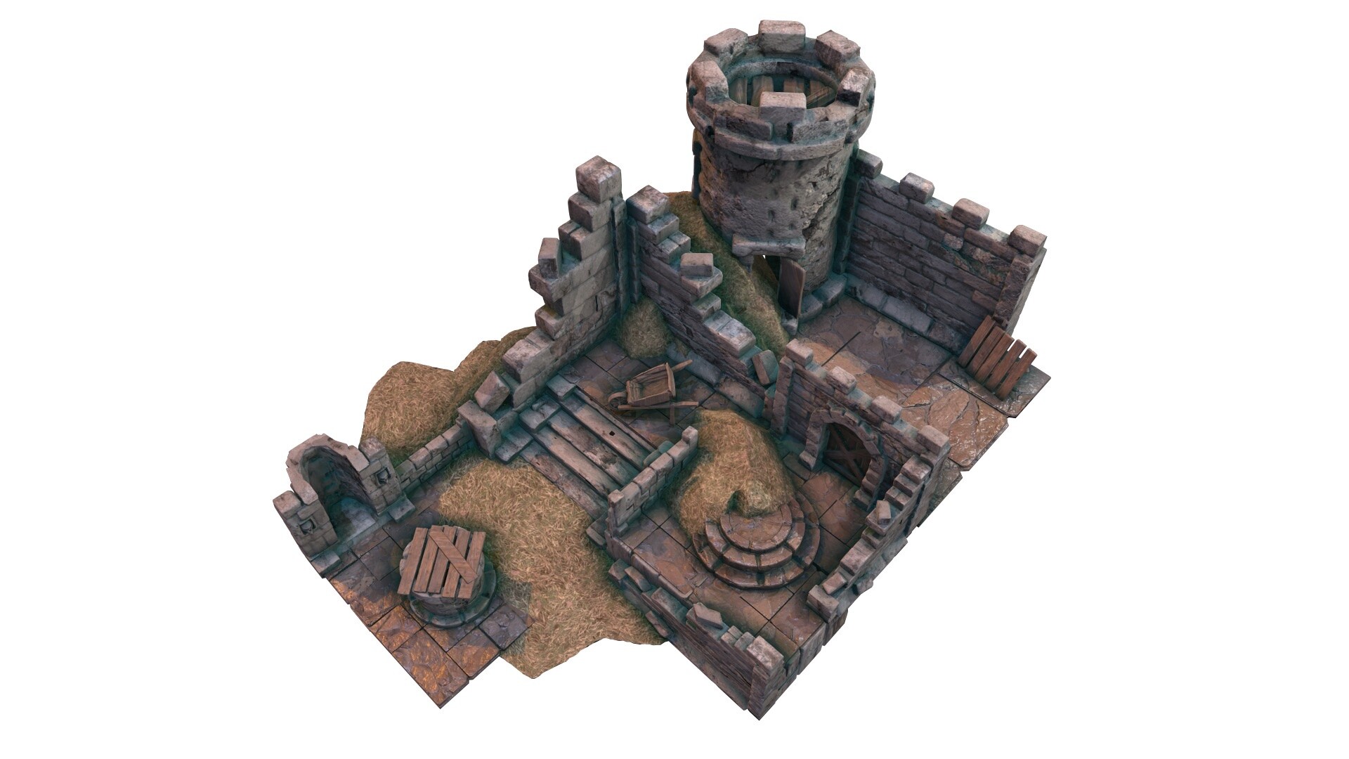 ArtStation - Medieval stylistic assets