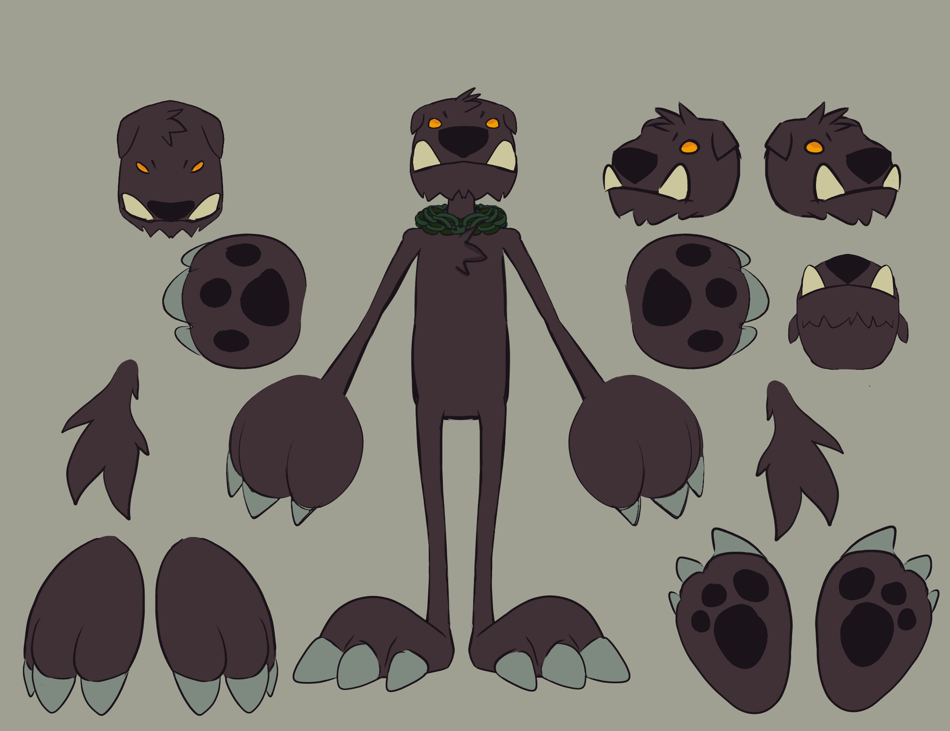 ArtStation - Live2D practice rigs and character sheets