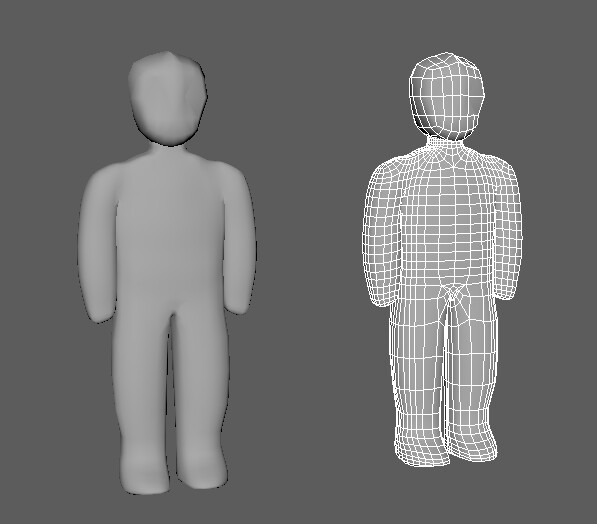 ArtStation - Character model attempt