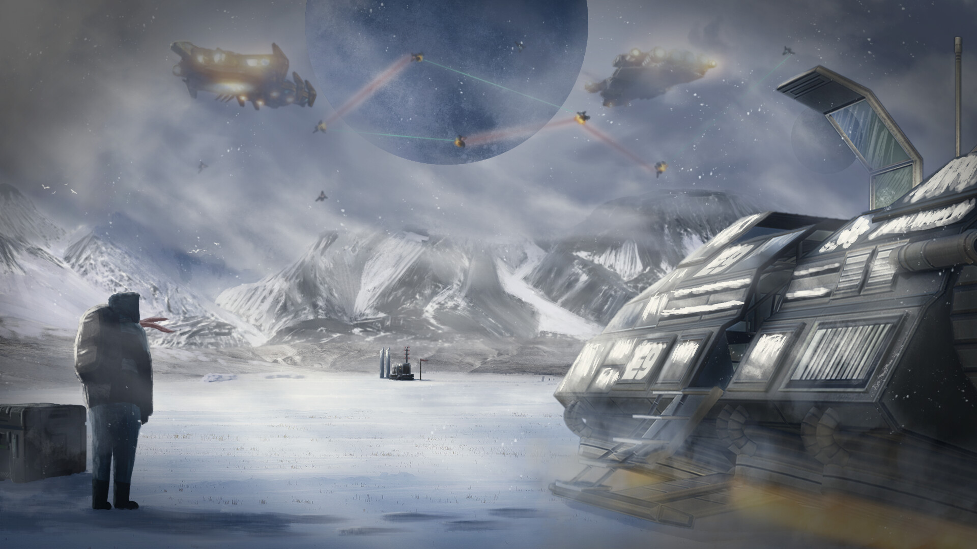 Artstation Post Apocalyptic Ice Age 