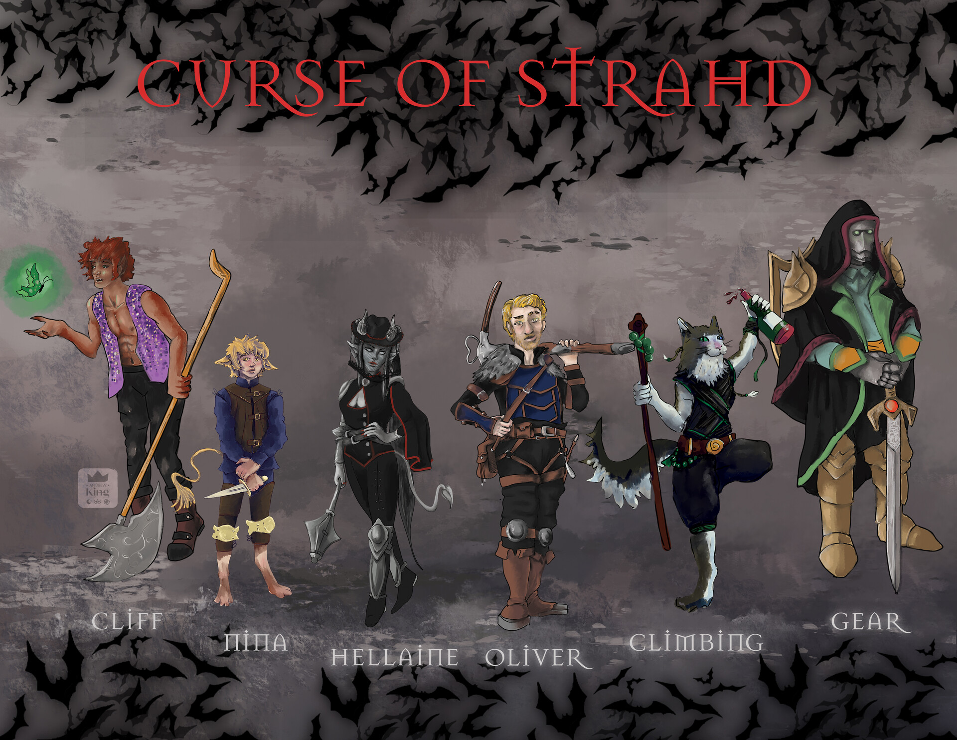 ArtStation - Curse of Strahd Character Portraits