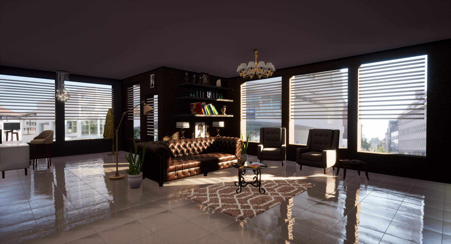 ArtStation - Interior _ Living Room