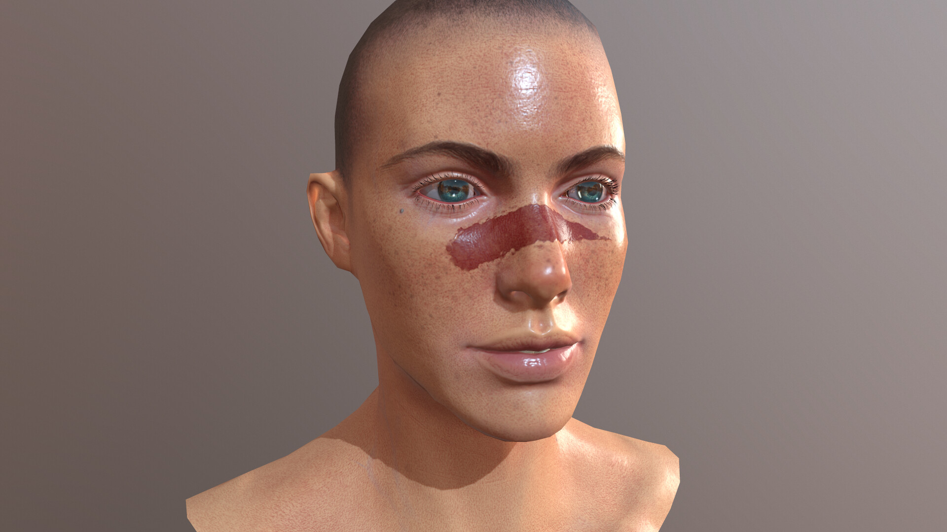 ArtStation - Head texturing