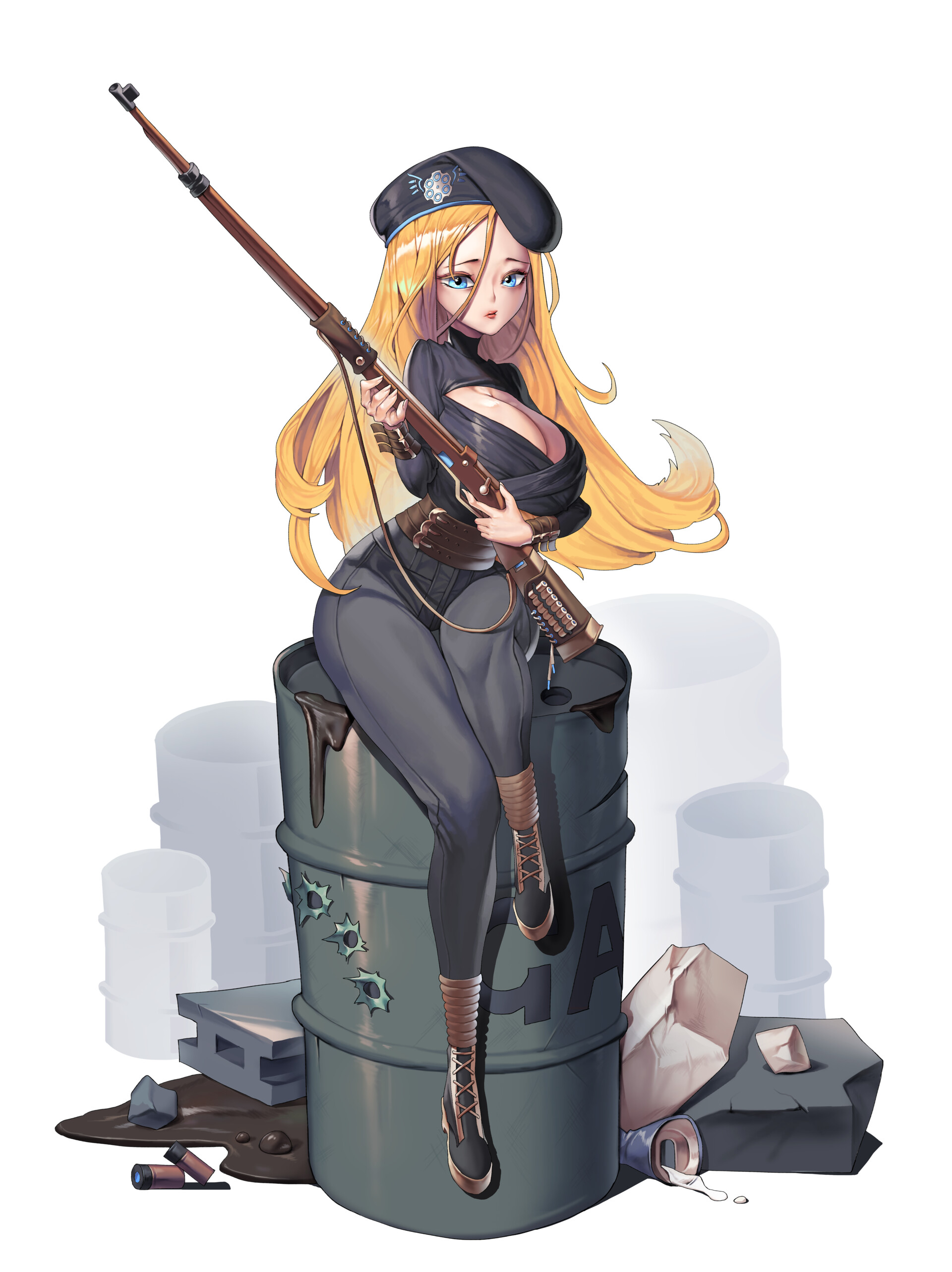 ArtStation - rifle girl