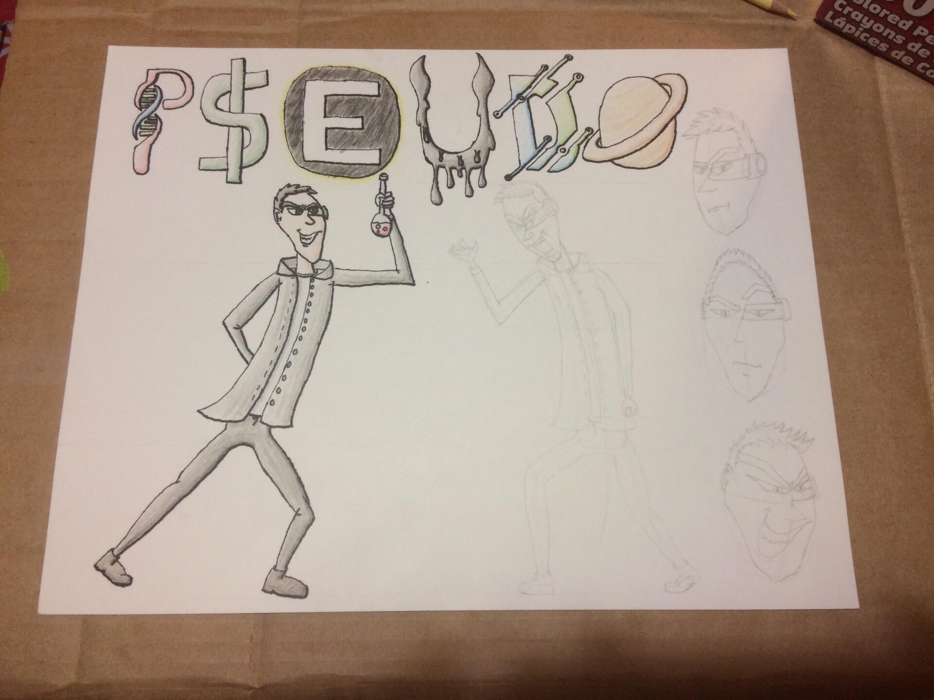 ArtStation - Pseudo Character Model Sheet