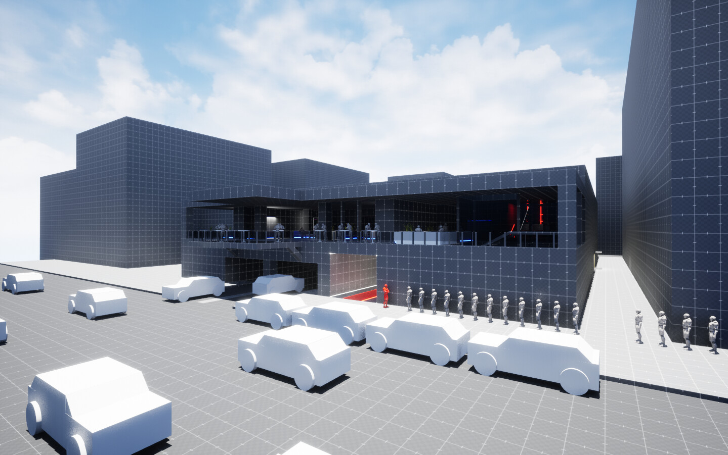 ArtStation - Cyberpunk 2077 Gig Level Blockout