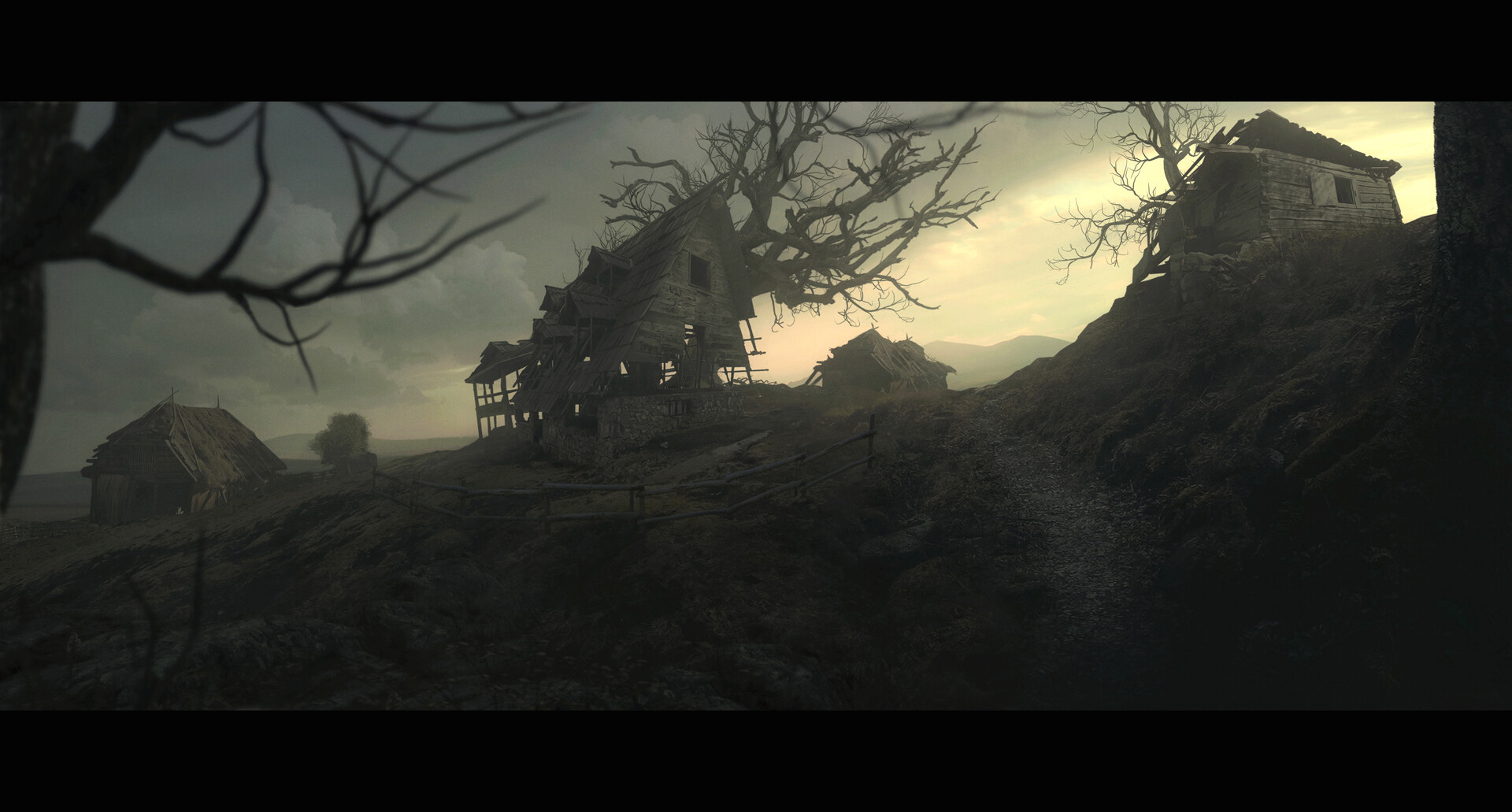 ArtStation - Abandoned village