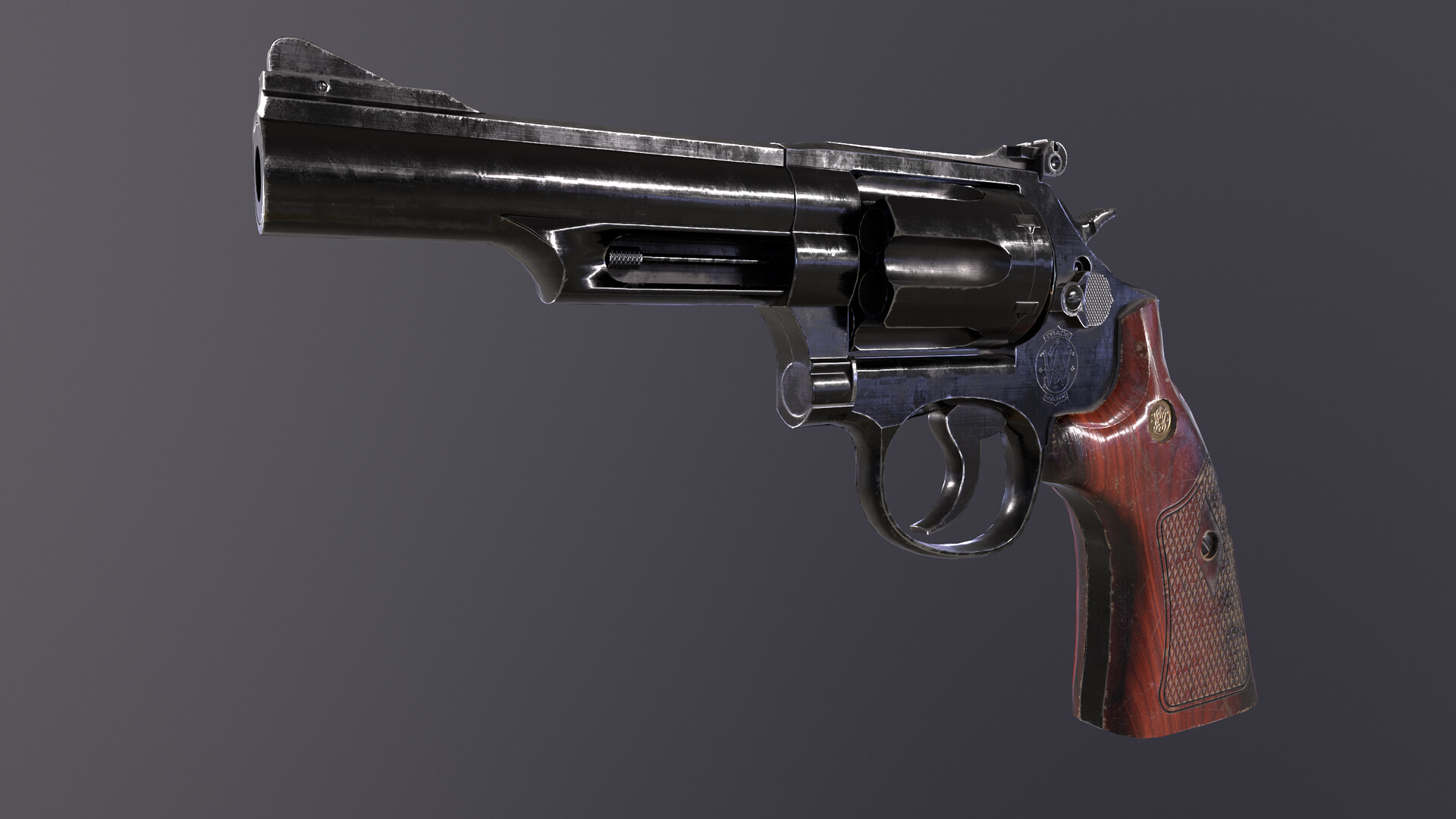 ArtStation - Smith Wesson Revolver Model 19
