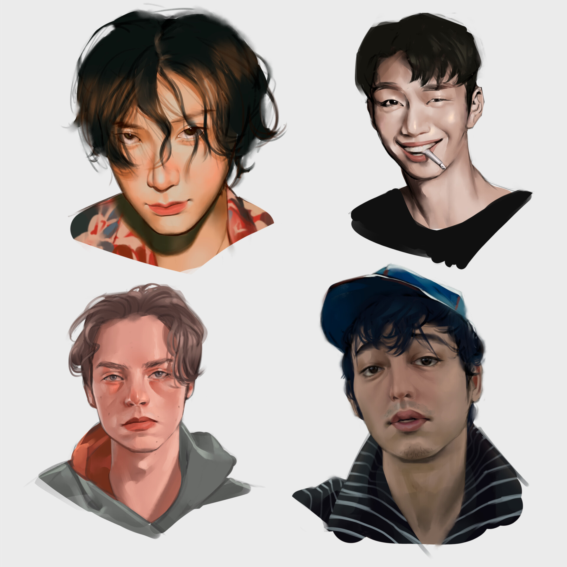 ArtStation - Actors sketches