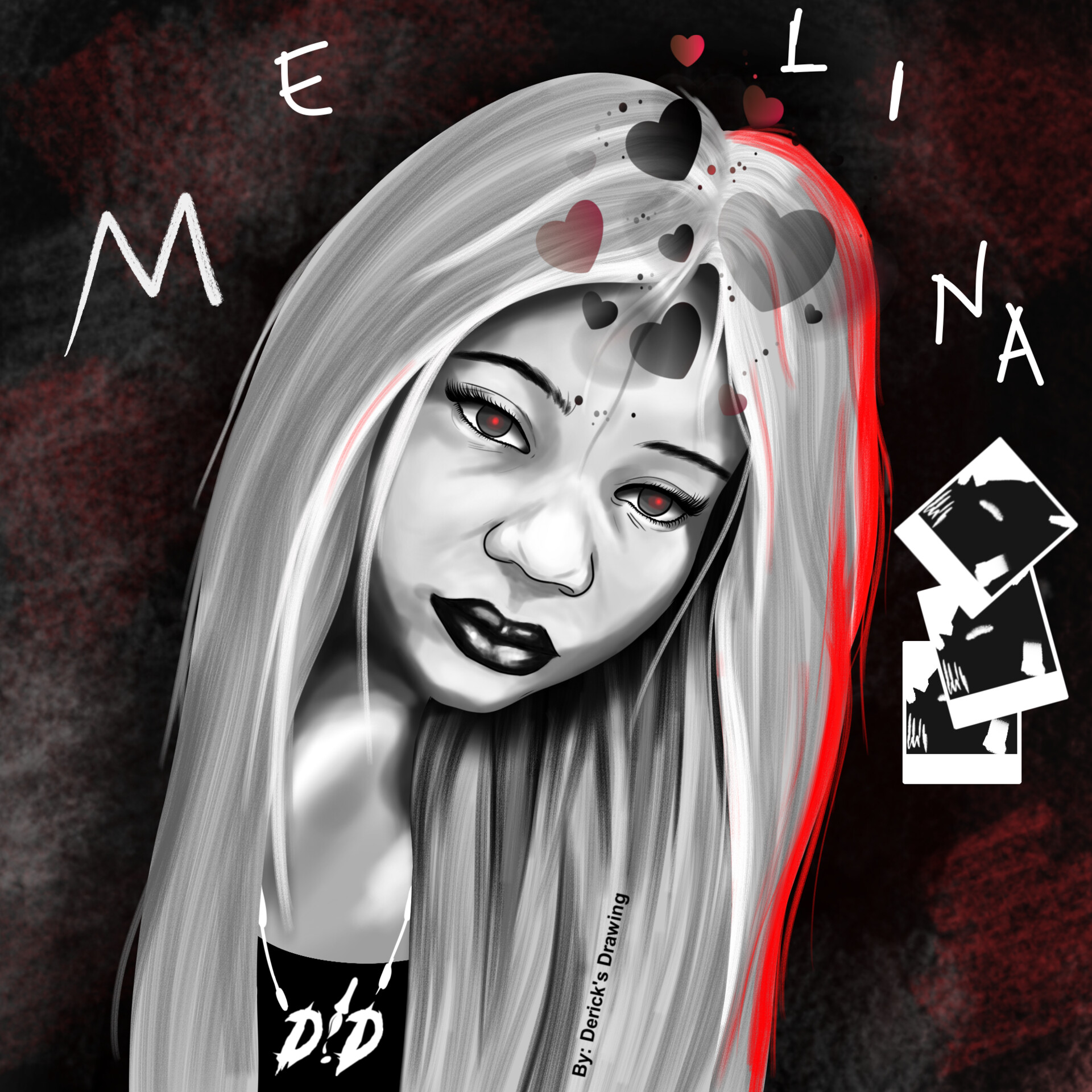 ArtStation - Melina: A sad Girl by Derick's Drawing