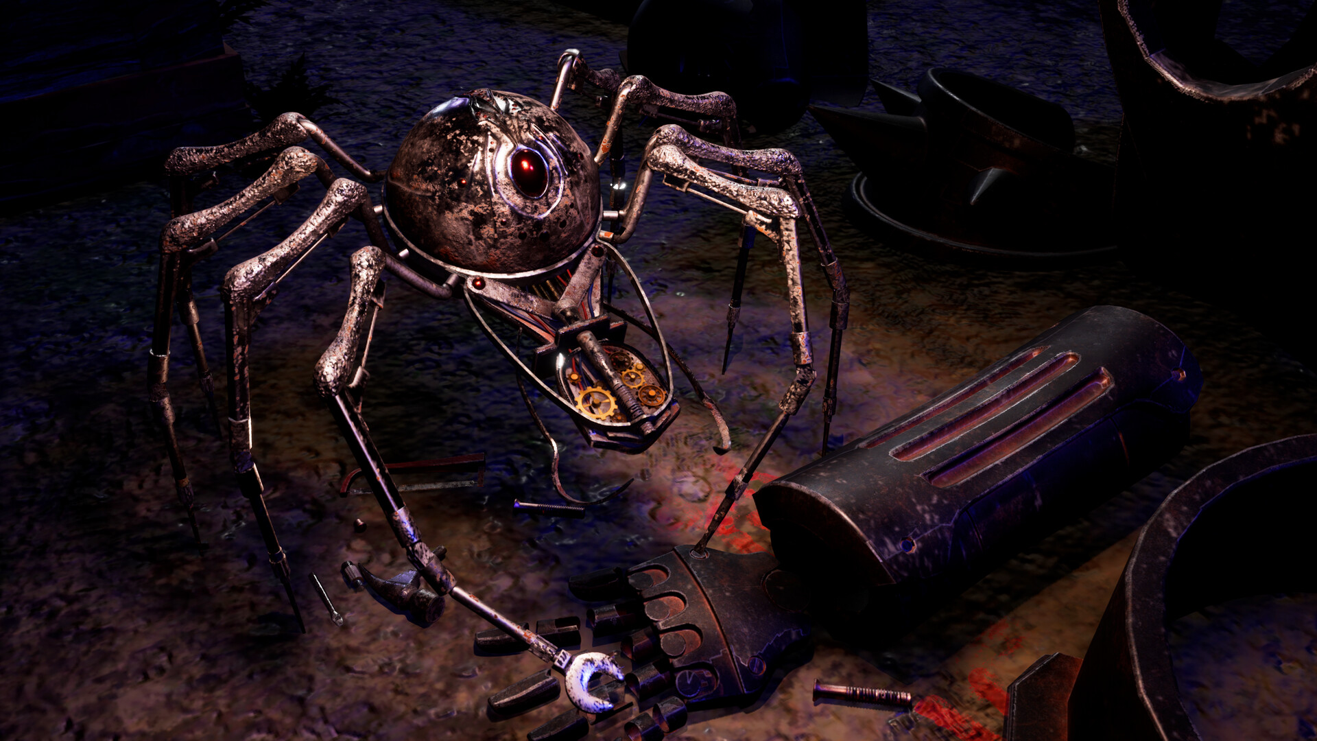 ArtStation - Mechanical Spider