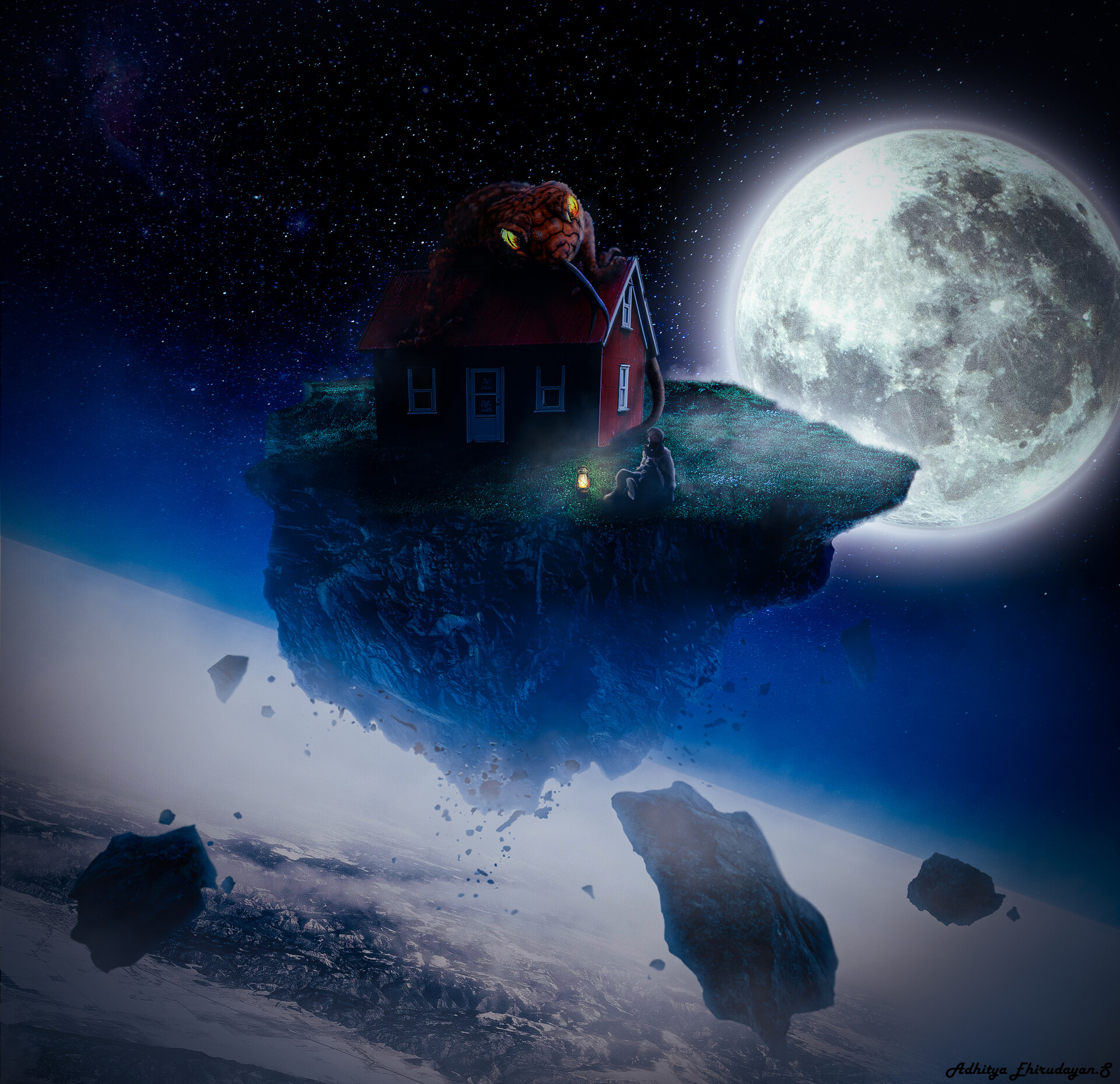 ArtStation - Above In Space