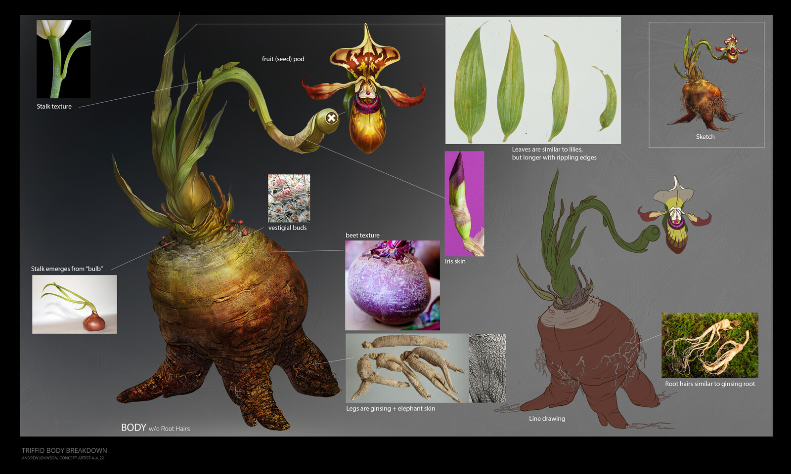 Andrew Johnson - Triffid concept, "The Day of the Triffids"