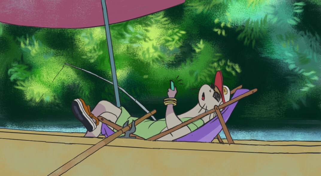 ArtStation - Space Dandy redraw