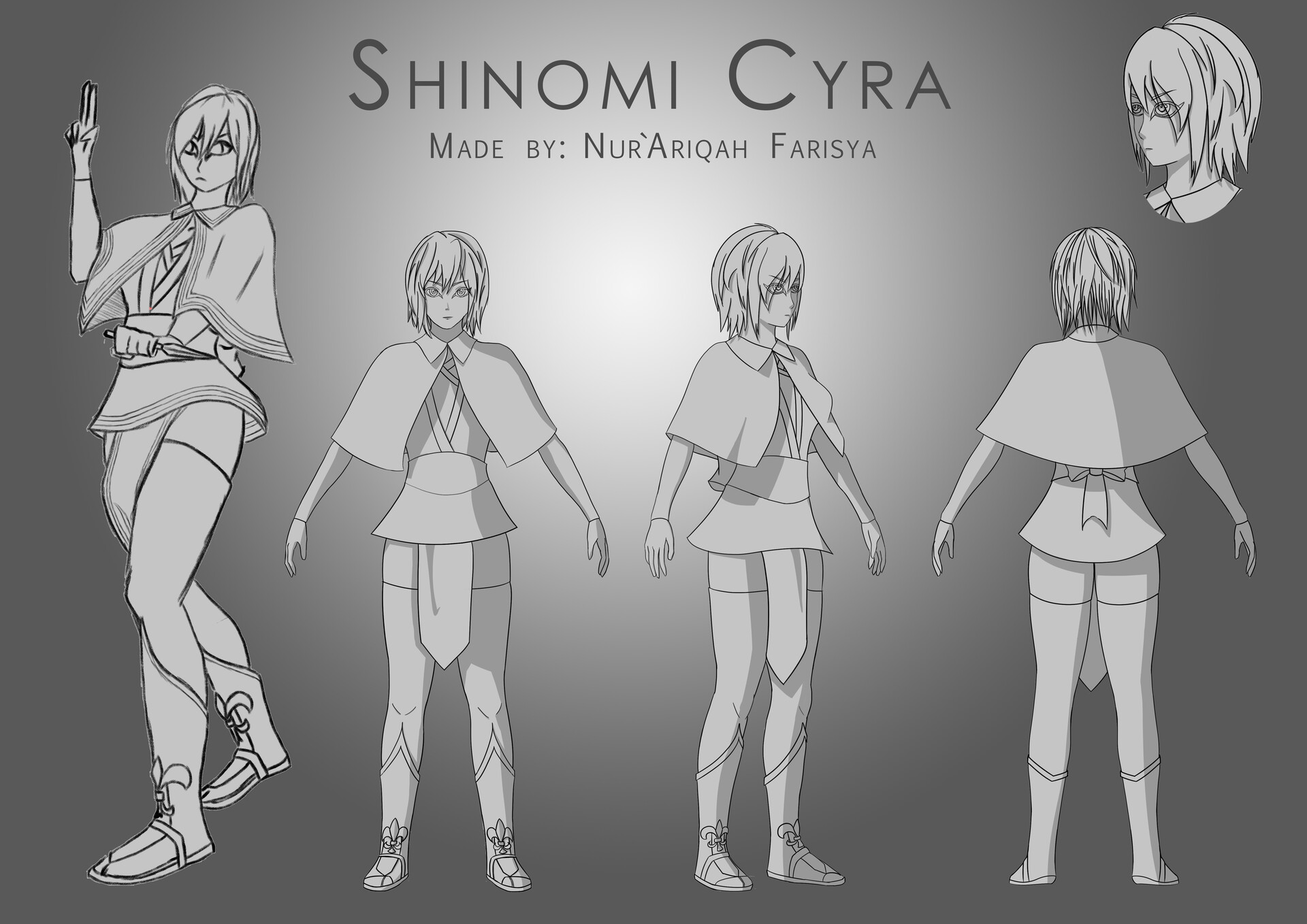 ArtStation - Character Turnaround Sheet