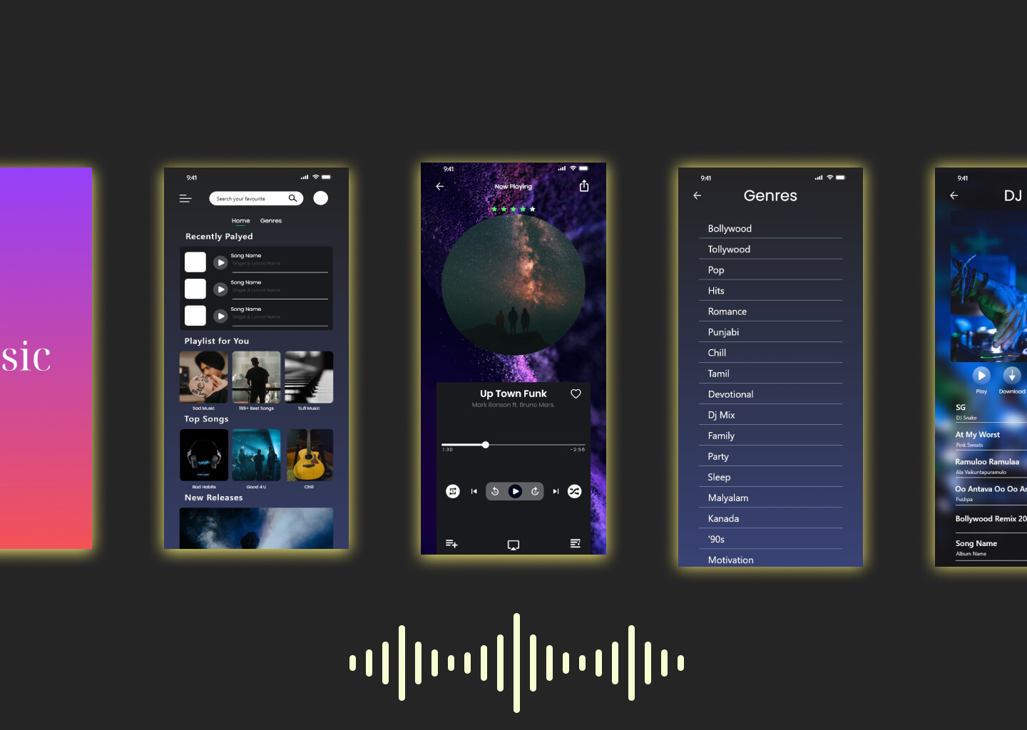 ArtStation - UI of Music application